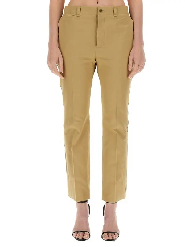 Saint Laurent Drill Pants - Cream