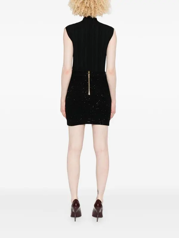Balmain Tweed Mini Skirt