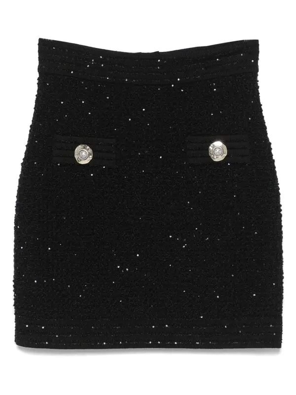 Balmain Tweed Mini Skirt - Multicolor