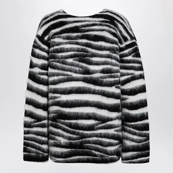 Marc Jacobs Zebra-patterned Jumper In Wool Blend