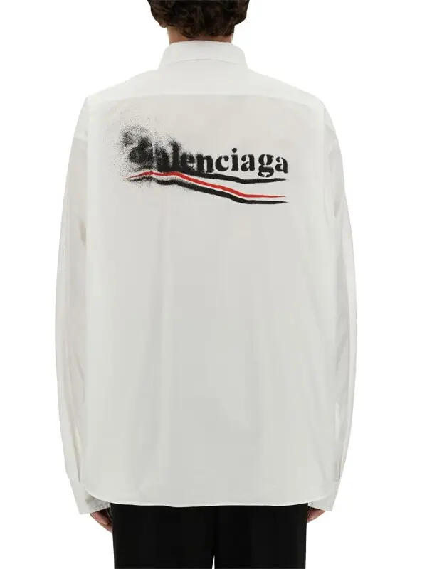 Balenciaga Large Fit Shirt - White