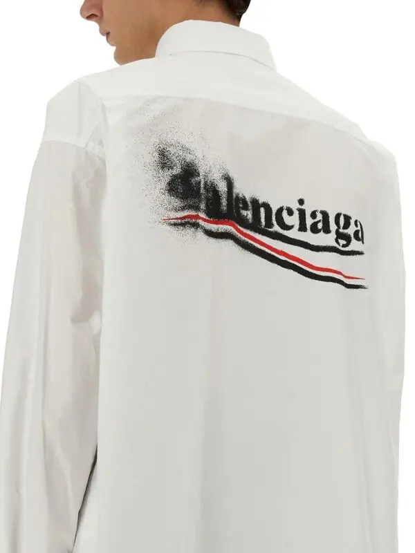 Balenciaga Large Fit Shirt - White