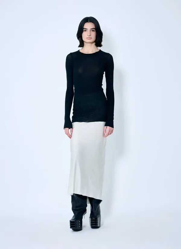 Rick Owens Rib Long Sleeve Top