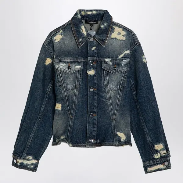 Marc Jacobs Washed Denim Jacket - Blue