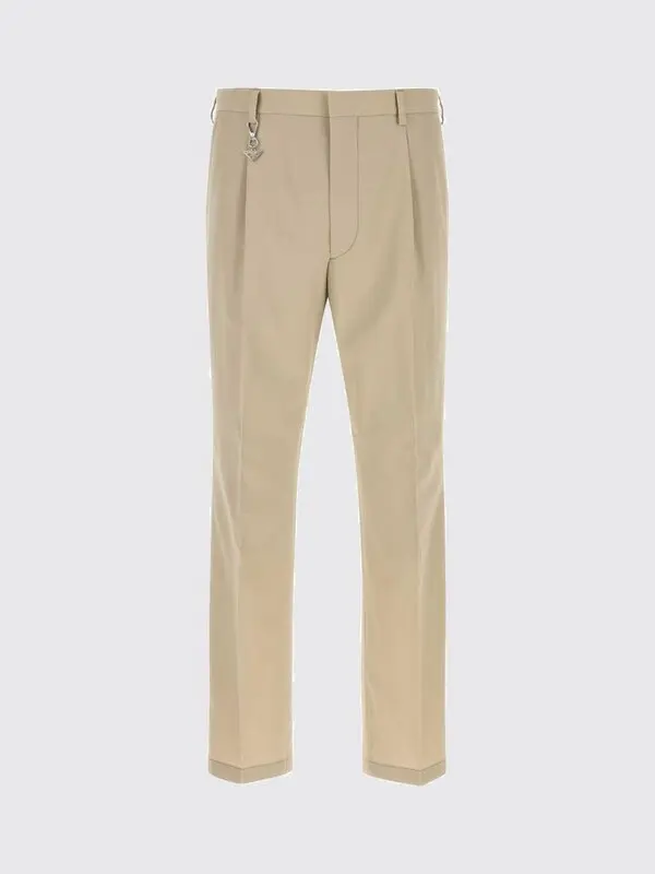 Prada Cotton Chino Trousers - Cream