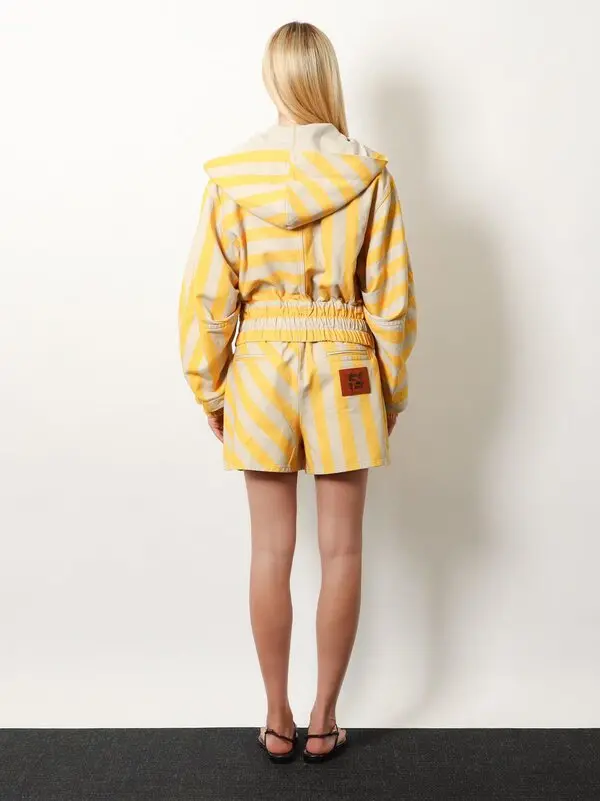 Fendi Cotton And Linen Jacket - Multicolor