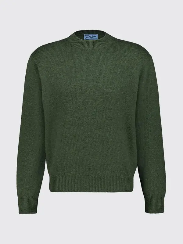 Prada Recycled Cashmere Crew-neck Pullover - Green