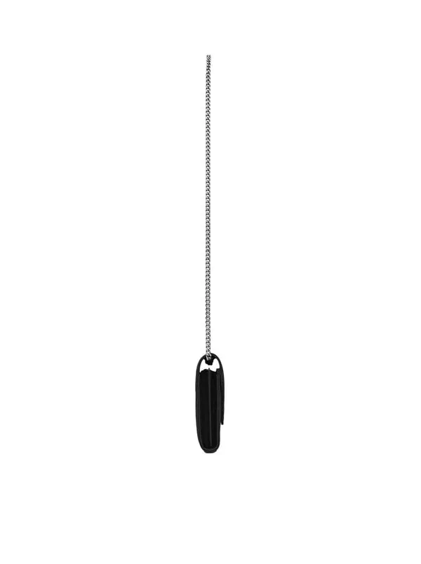 Saint Laurent Classic Cassandre Chain Clutch - Black