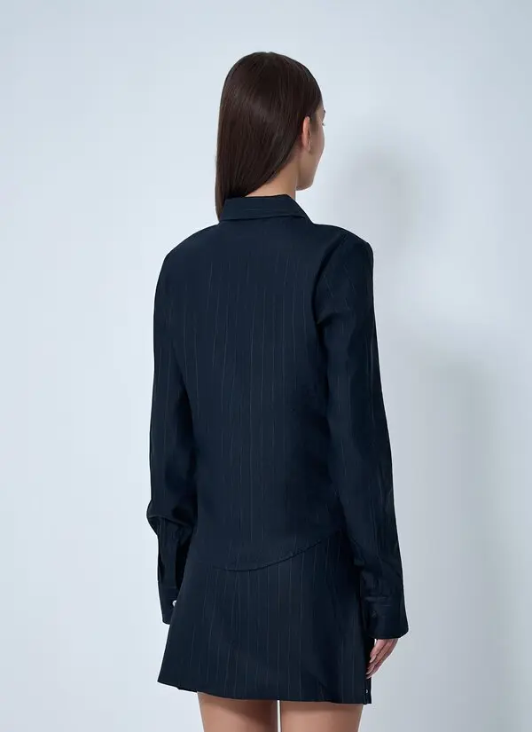 Our Legacy Slim Zip Shirt - Black