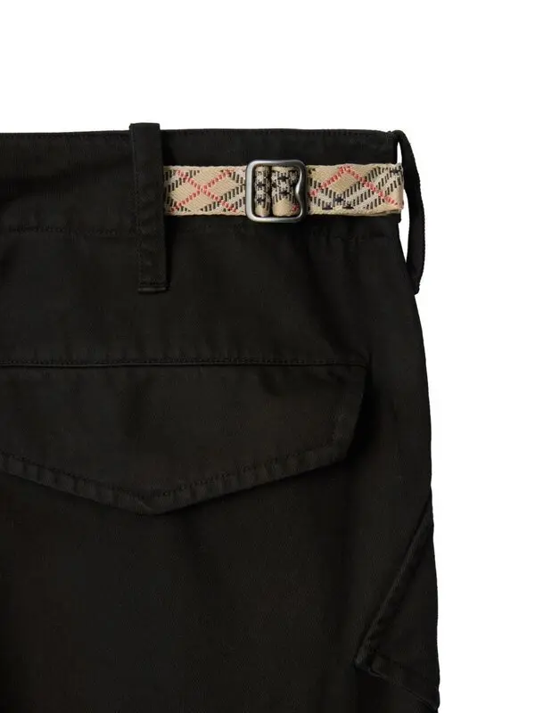 Burberry Cargo Trousers Crafted From Cotton Twill