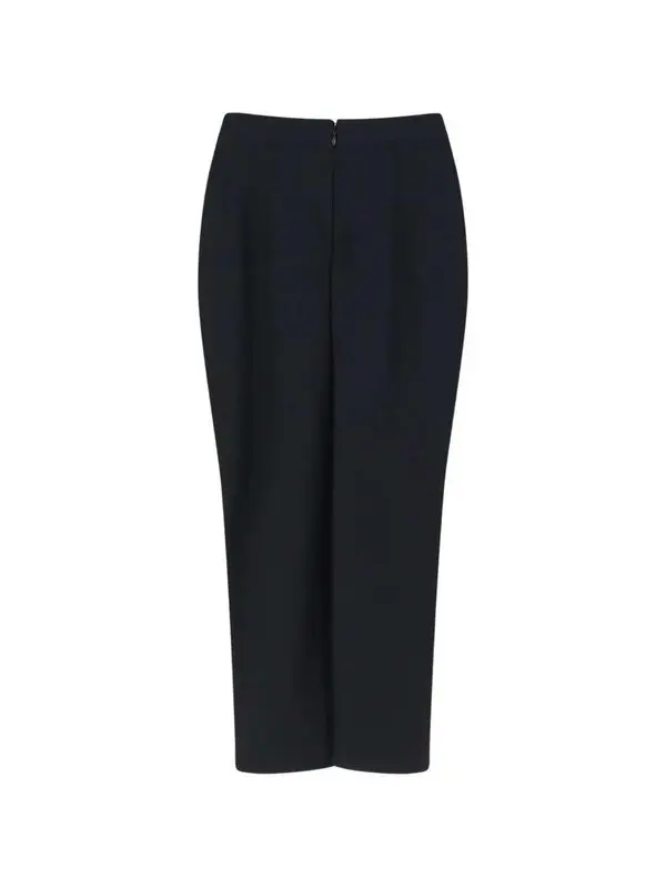 Givenchy Draped Pencil Skirt - Black