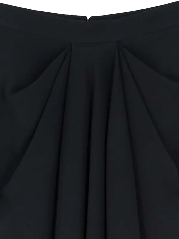 Givenchy Draped Pencil Skirt - Black