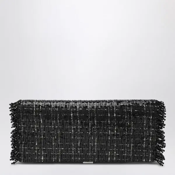 ROGER VIVIER Pilgrim Clutch Bag With Micro Sequins