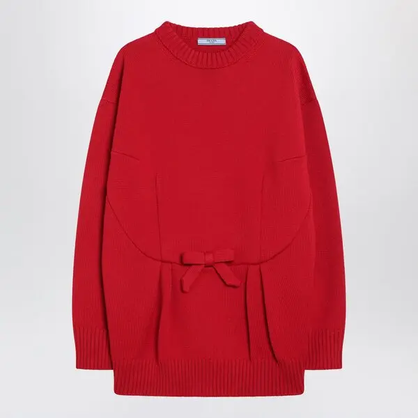 Prada Wool Sweater With Bow