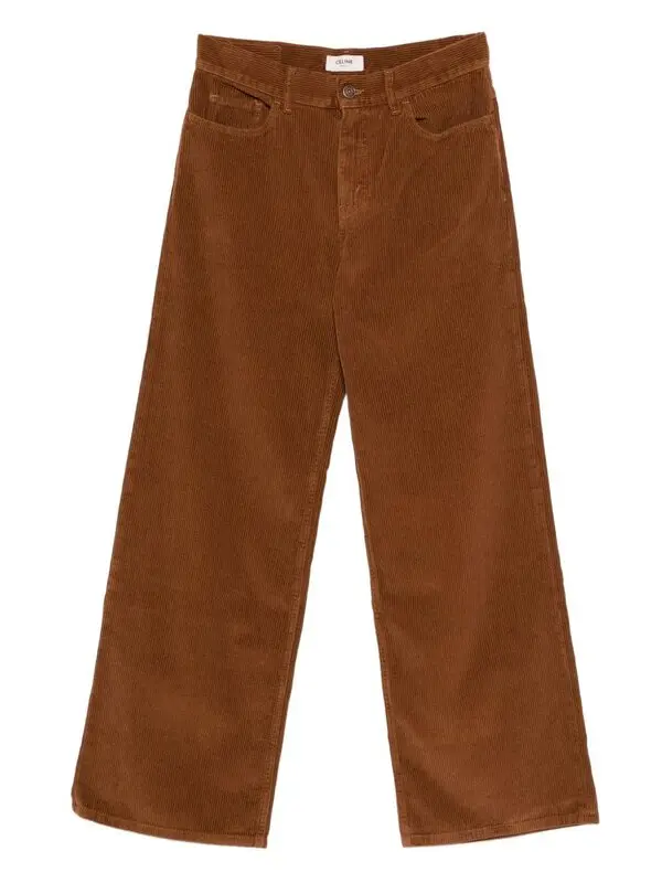 Celine Corduroy Trousers - Multicolor