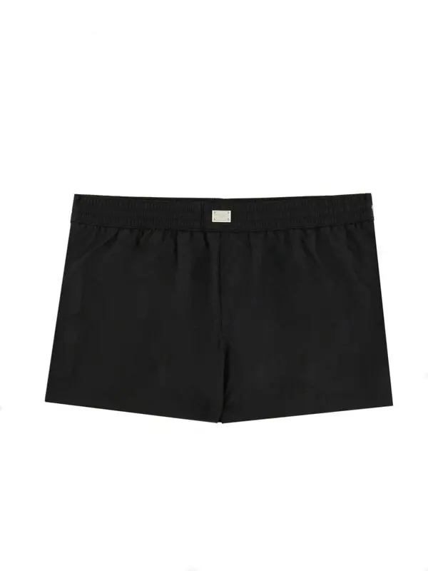 Dolce & Gabbana Logo Plaque Swimsuit - Black