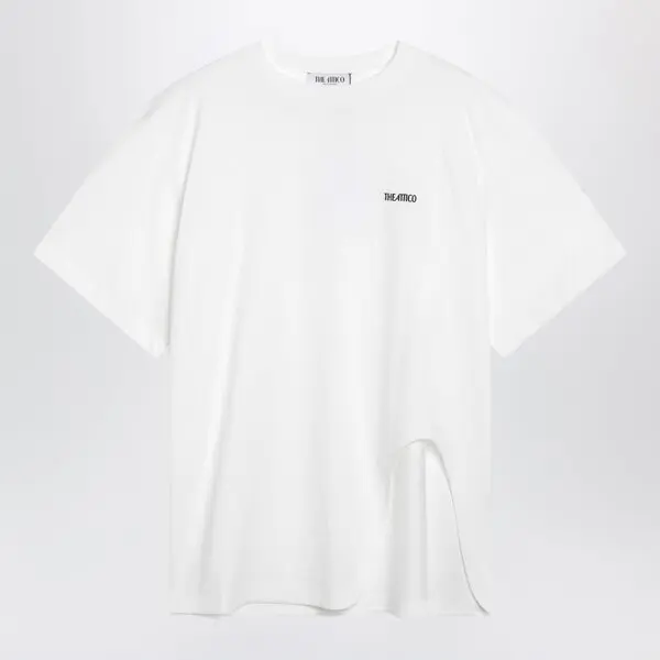 Attico Oversized Cotton Jersey T-shirt - White