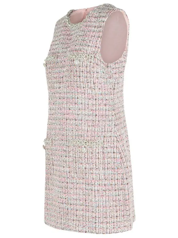 SELF-PORTRAIT Sleeveless Polyester Mini Dress