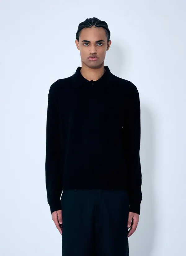 Saint Laurent Wool Polo Shirt