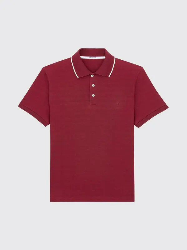 Saint Laurent Jersey Polo Shirt