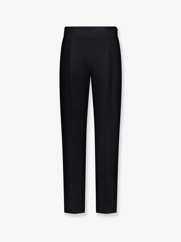 TOTEME Slim Evening Wool And Silk Trousers