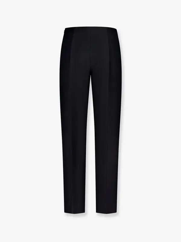 TOTEME Slim Evening Wool And Silk Trousers