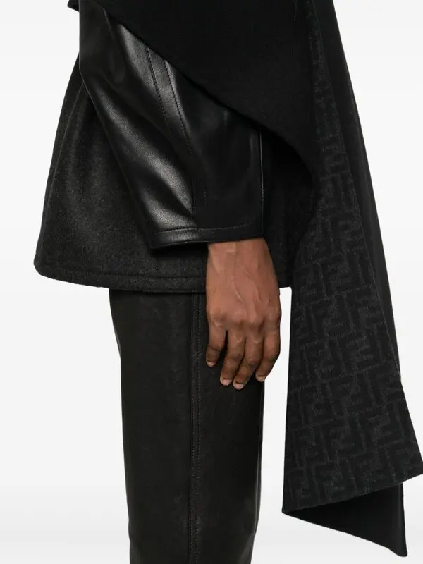 Fendi Ff Wool Coat - Multicolor
