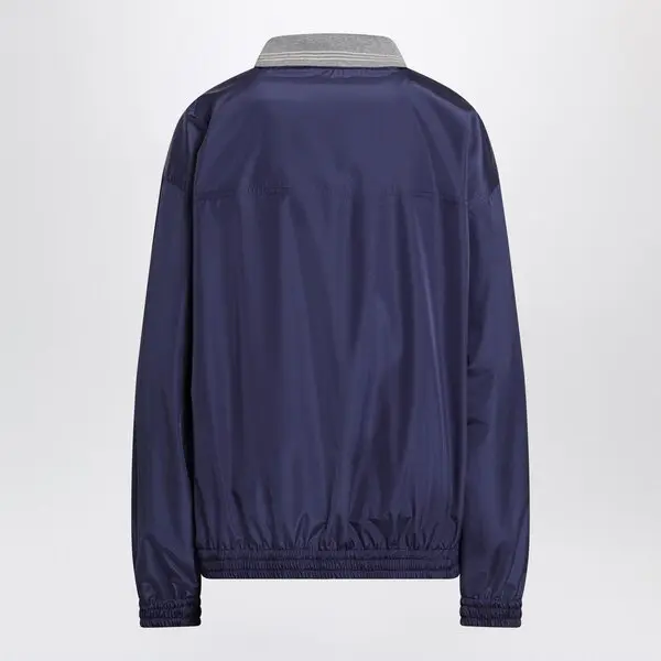 Miu Miu Technical Poplin Blouson - Blue