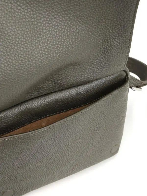 Loewe Medium Pebble Messenger Bag - Green