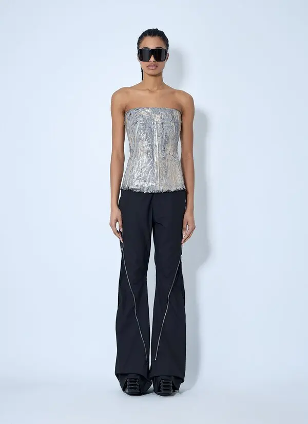 Rick Owens Denim Bustier Top
