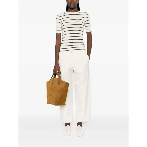 Brunello Cucinelli Neutrals Tops T-shirts & Jerseys