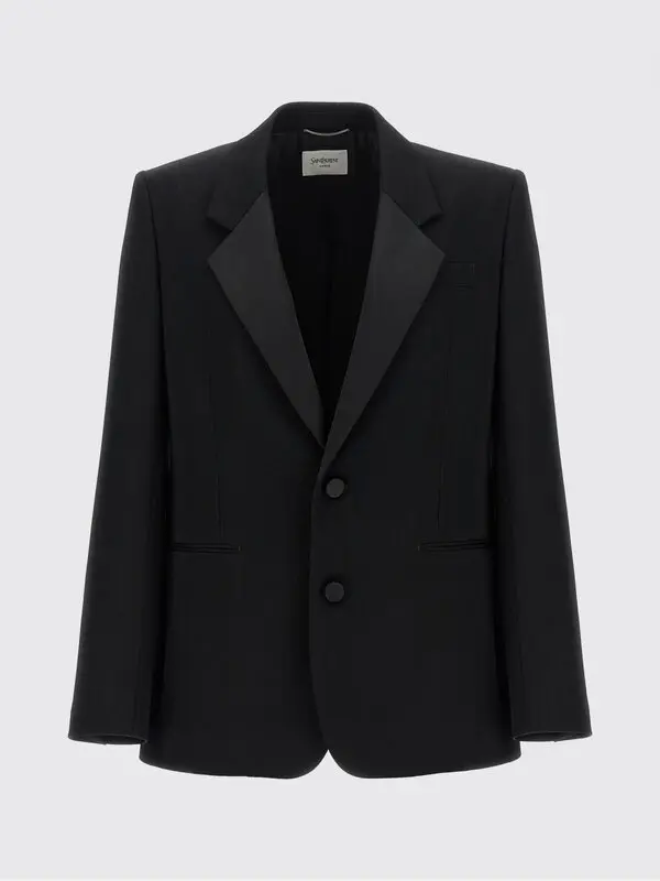 Saint Laurent Single-breasted Wool Blazer