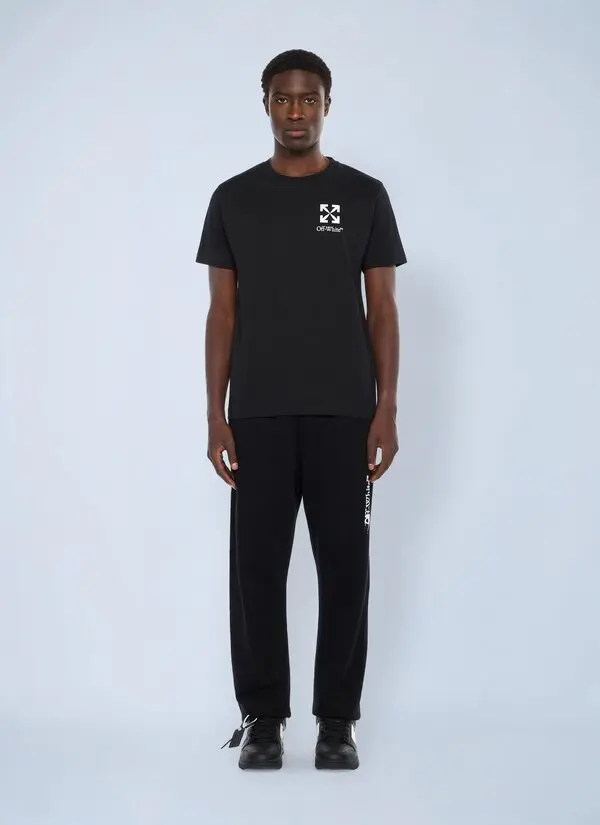 Off-White Small Arrow Slim Logo T-shirt - Black