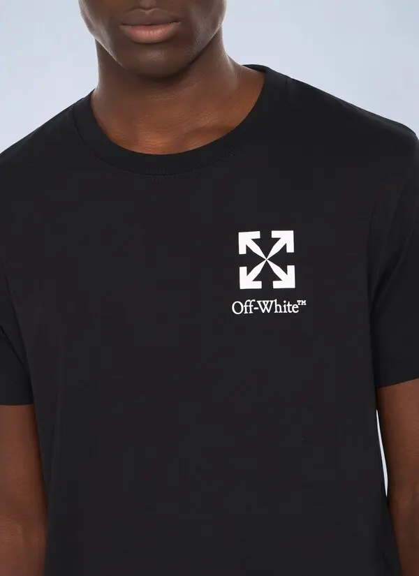 Off-White Small Arrow Slim Logo T-shirt - Black