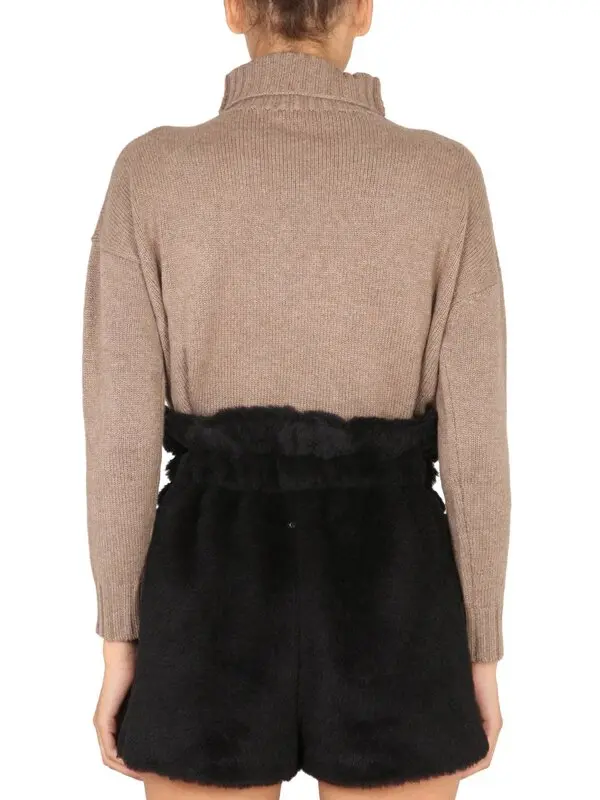 Max Mara Turtleneck Cropped Sweater