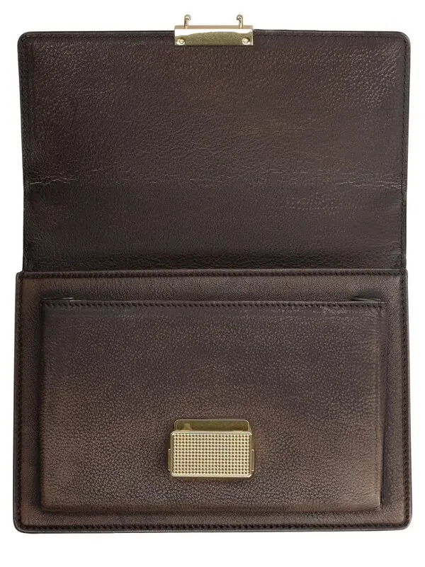 GOLDEN GOOSE Leather Top Handle Bag