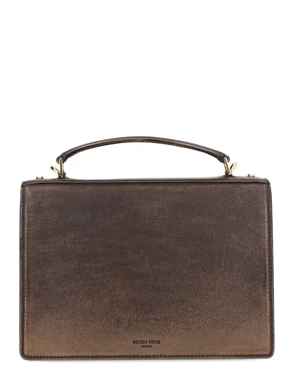 GOLDEN GOOSE Leather Top Handle Bag