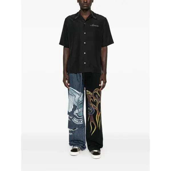 Amiri Denim Loose-fit Jeans - Blue