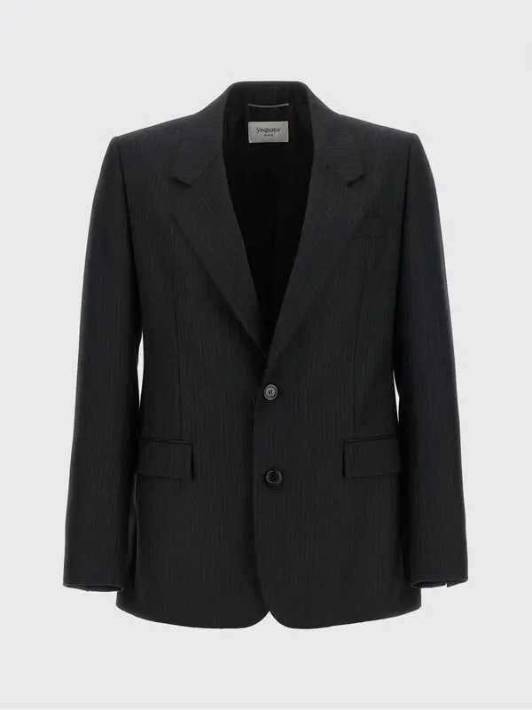 Saint Laurent Single-breasted Wool Blazer
