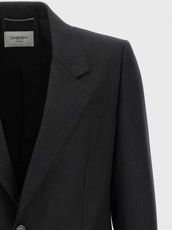 Saint Laurent Single-breasted Wool Blazer