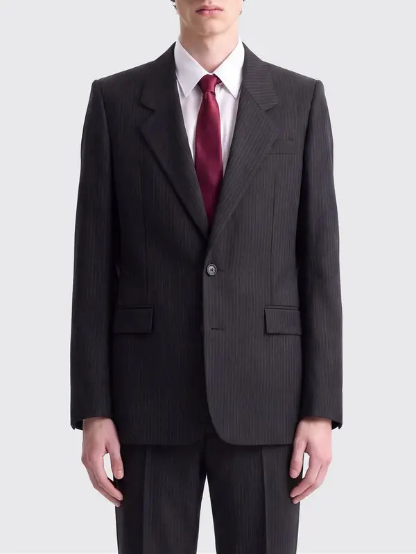 Saint Laurent Single-breasted Wool Blazer - Black