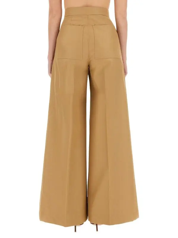 Max Mara Cotton Wide Leg Pants