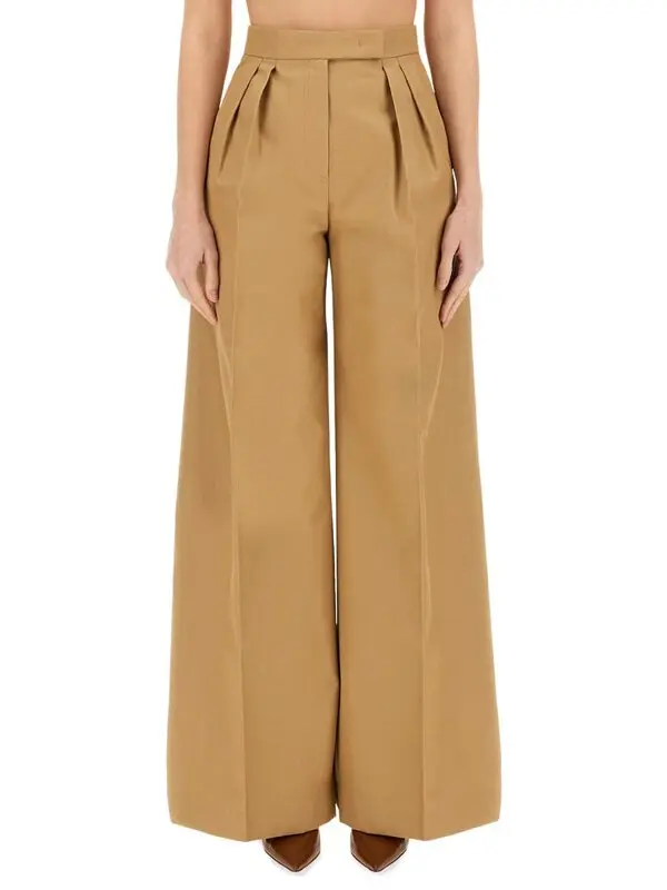 Max Mara Cotton Wide Leg Pants
