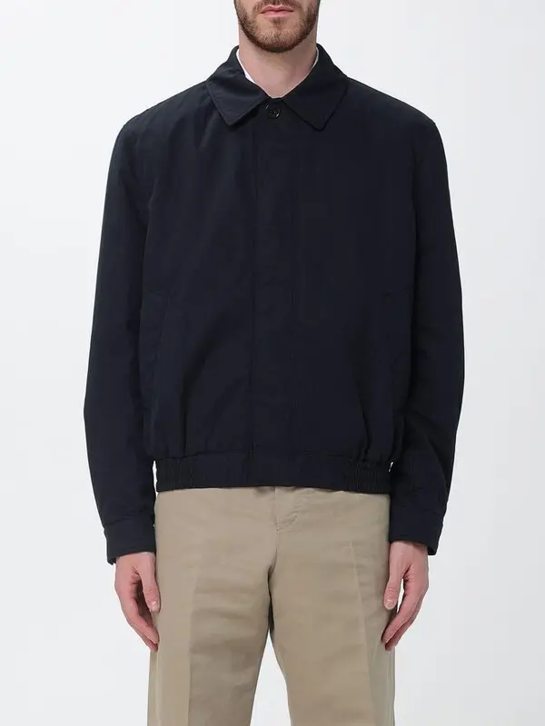 Saint Laurent Cassandre Cotton Overshirt - Black