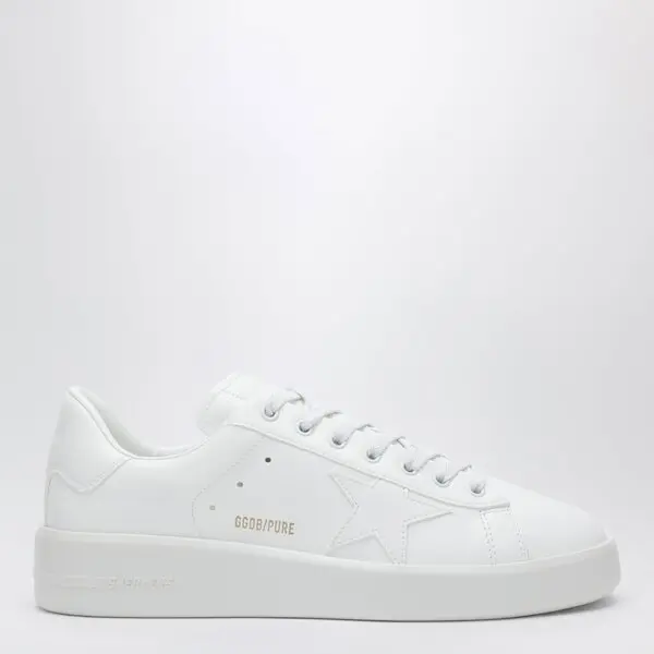 GOLDEN GOOSE Purestar Bio-based Sneakers With Star And Heel Tab - White