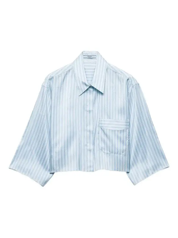 Prada Striped Silk Shirt