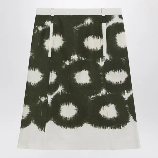 Prada Cotton Skirt - Green