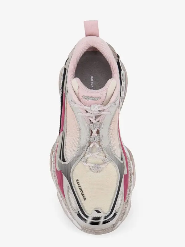 Balenciaga Triple S.2 Gandient Sneakers In Mesh And Nylon With Used Effect - Multicolor