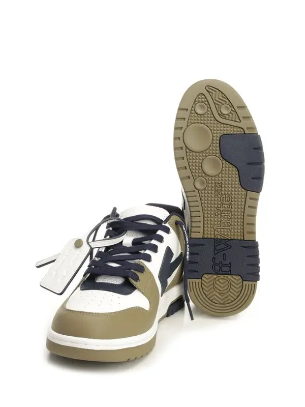 Off-White Out Of Office Leather Sneaker - Green