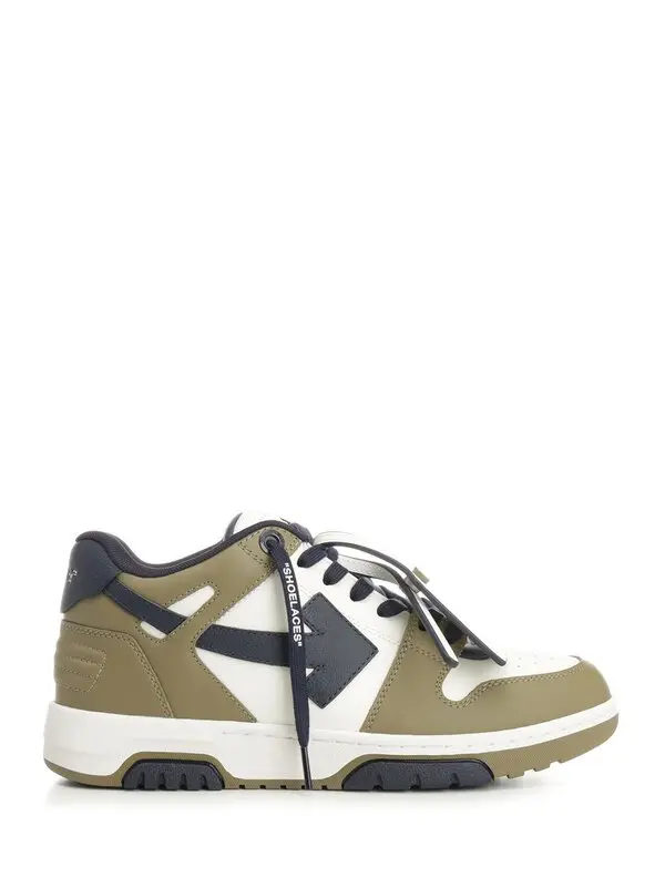 Off-White Out Of Office Leather Sneaker - Green